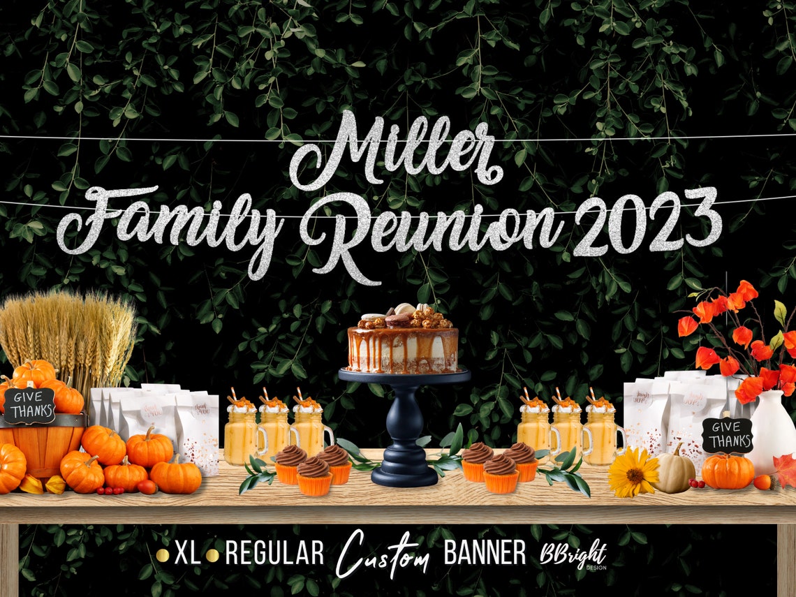 Personalized Family Reunion Banner Family Reunion Banner - Etsy