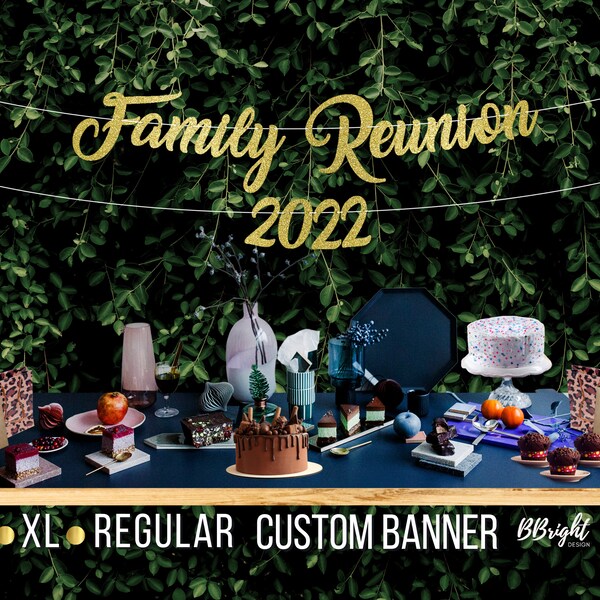 Reunion Banner - Etsy