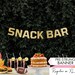Custom Snack Bar Banner Food Sign Football Banner Sports Theme Football ...