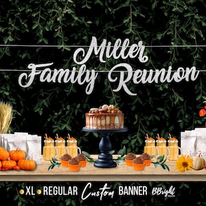 Personalized Family Reunion Banner Family Reunion Banner Custom Family ...
