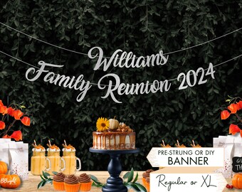 Personalized Family Reunion Banner Family Reunion Banner Custom Family ...