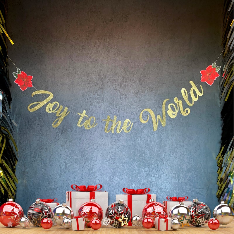 Joy to the World Banner - Etsy