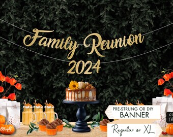 Personalized Family Reunion Banner Family Reunion Banner Custom Family ...