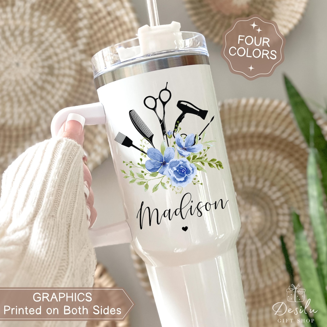 Hairstylist Gift Personalized 40oz Hair Stylist Tumbler Cup Hair ...