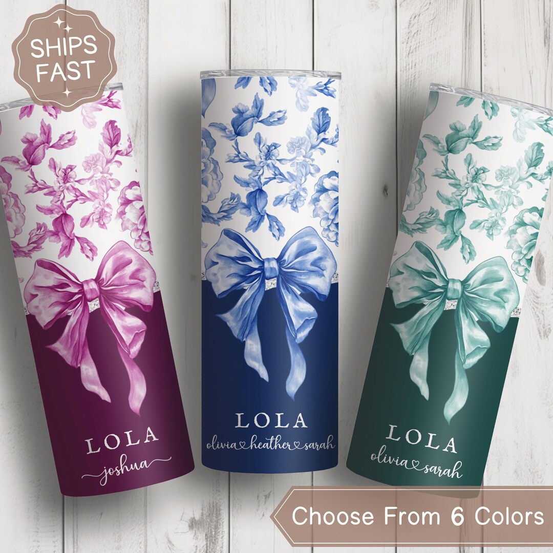 Lola Tumbler Personalized Chinoiserie Lola Cup Gift for Mother's Day ...