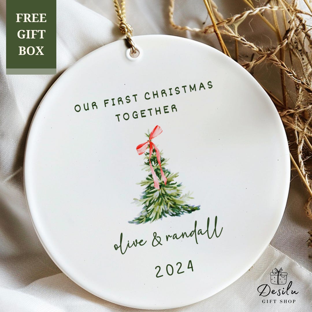 First Christmas Together Ornament Personalized Couples Ornament ...