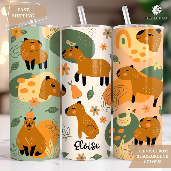 Capybara Tumbler - Etsy