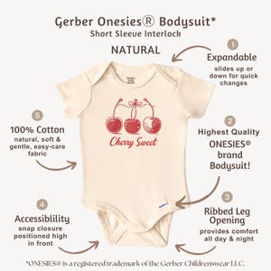 Cherry Onesie® Fruit Cherry Baby Shower Gift Retro Cherry Baby Clothes ...