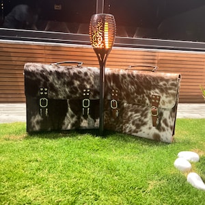 Cowhide Laptop Briefcase Hand Bag Travel Documents Bags Cowhide Hand ...