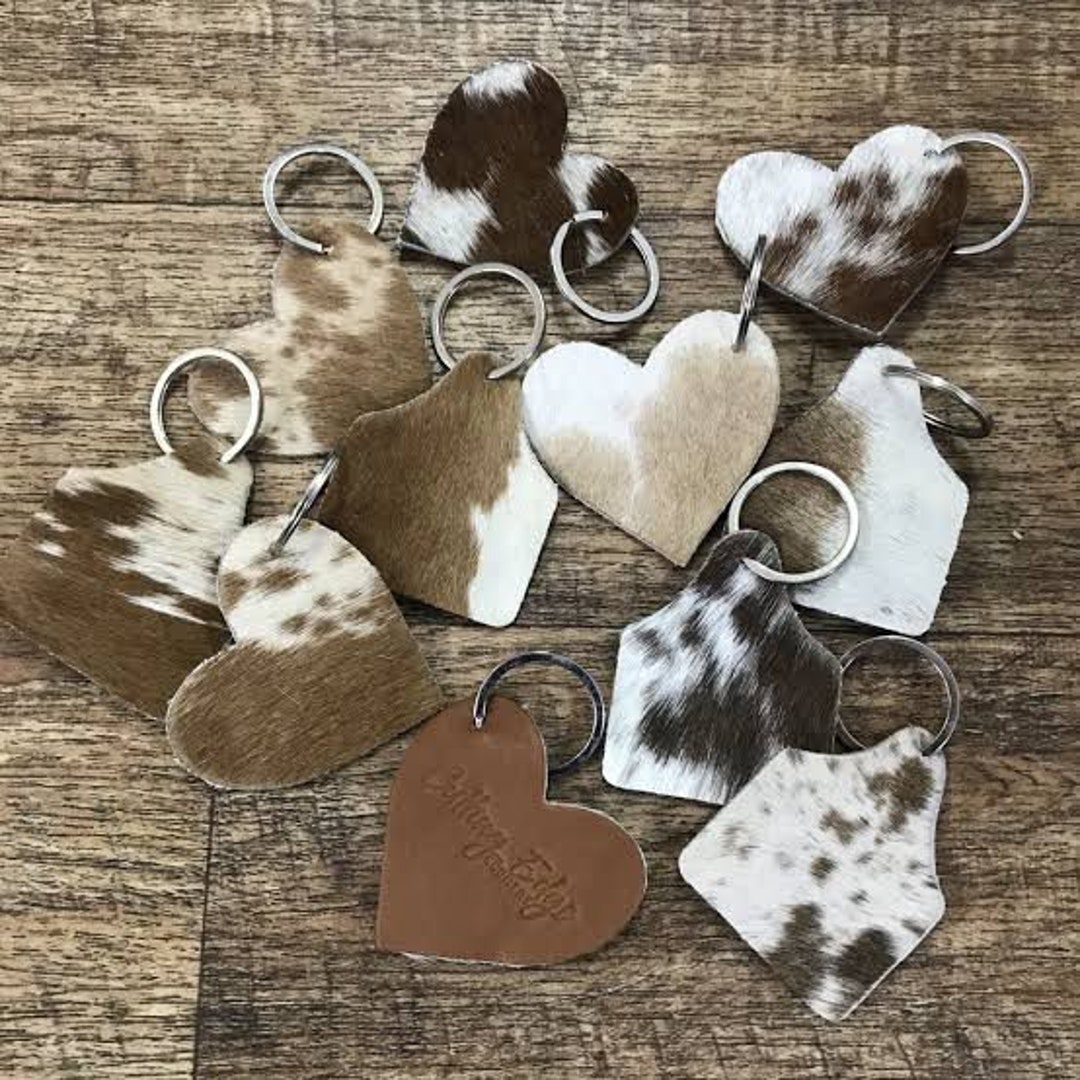 Handcrafted Cowhide Hair on Keychains - Exquisite Fashion Accessories ...