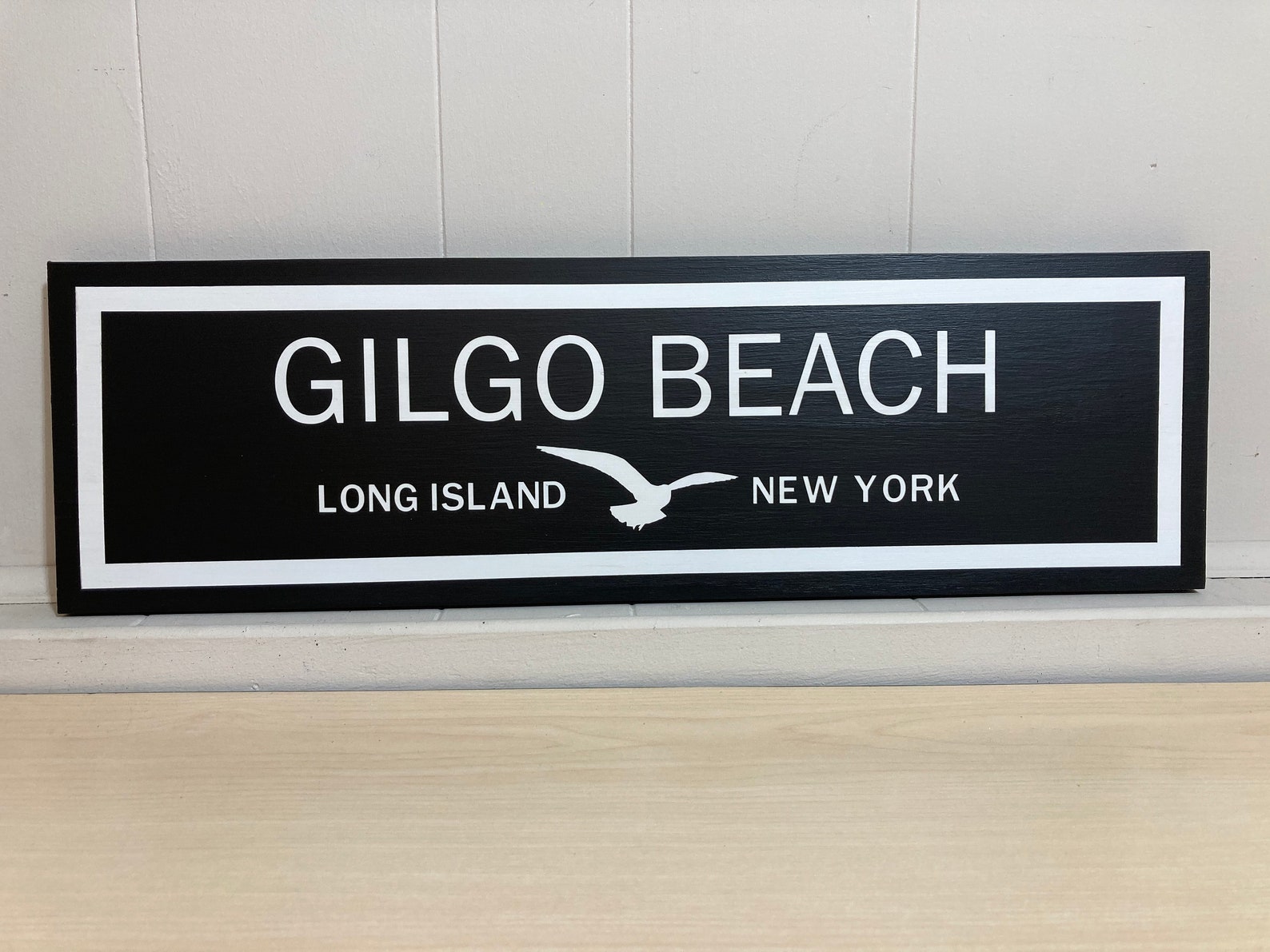 Gilgo Beach Sign, Long Island New York, Rustic Beach Decor - Etsy