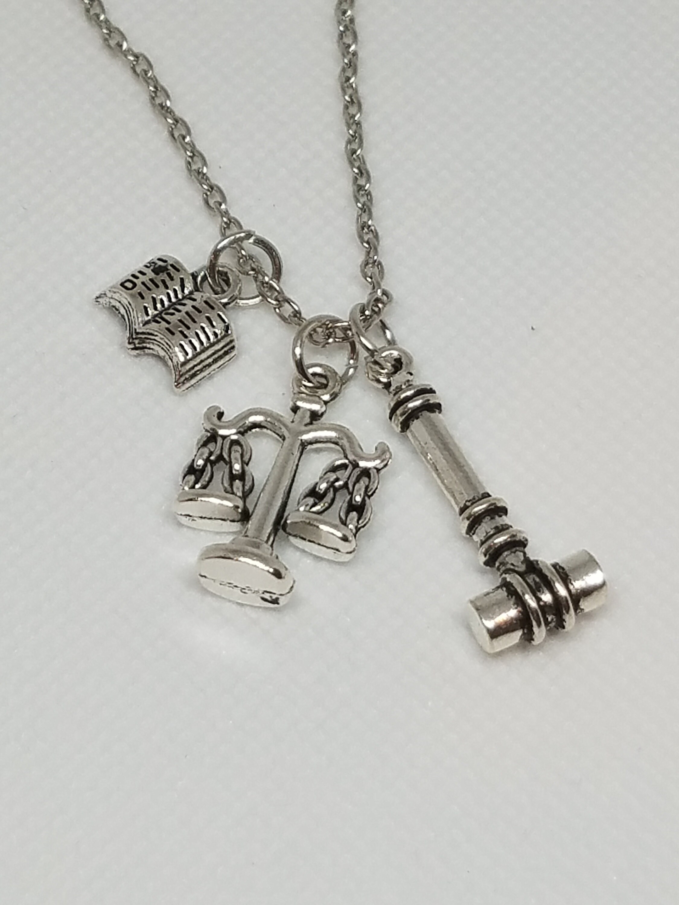 Lawyer Theme Necklace Order In The Court Judge Necklace Lawyer Necklace ...