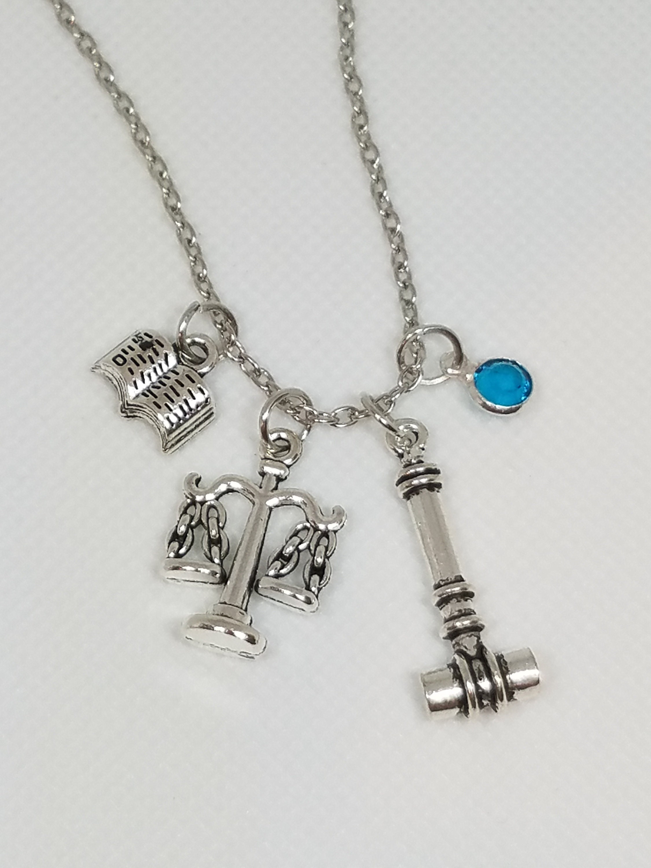 Lawyer Theme Necklace Order In The Court Judge Necklace Lawyer Necklace ...