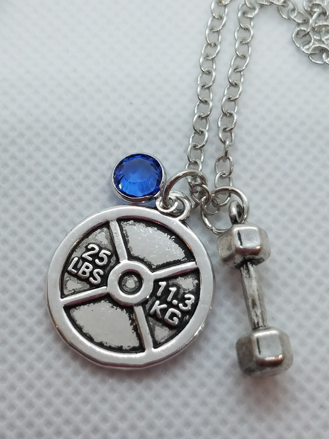 Motivational Bodybuilding Gym Fitness Pendant Silver Necklace ...