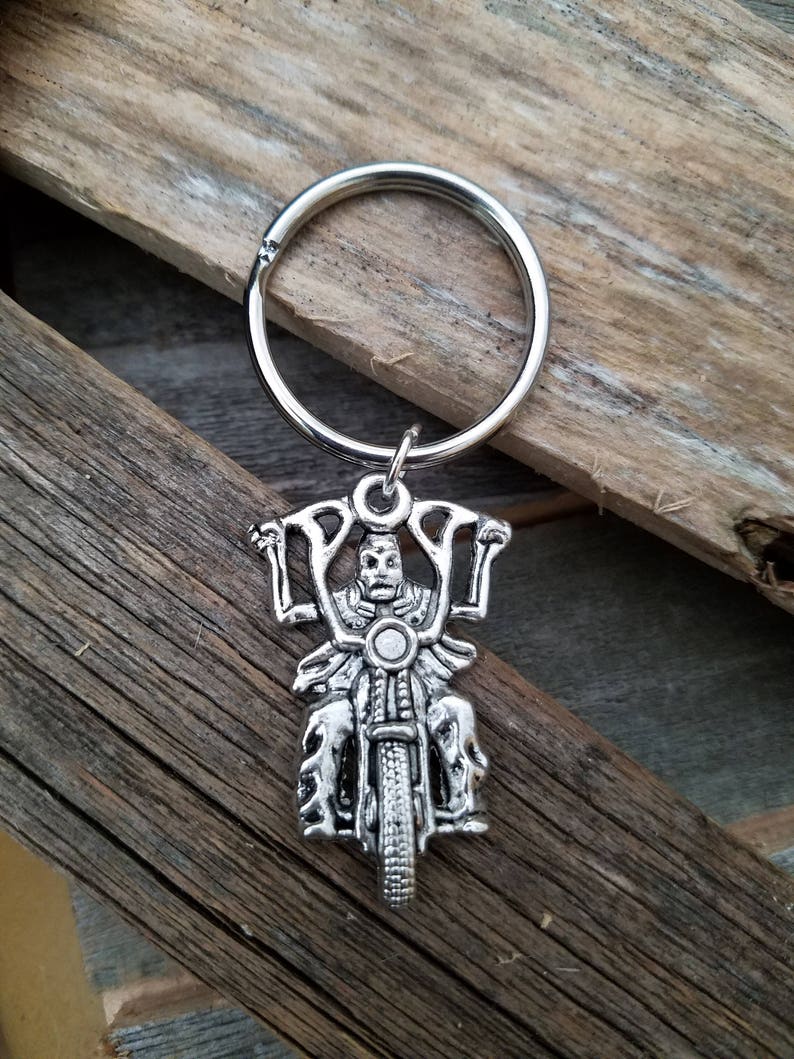 Biker Key Chain Harley Dude and Biker Babe Key Chain - Etsy
