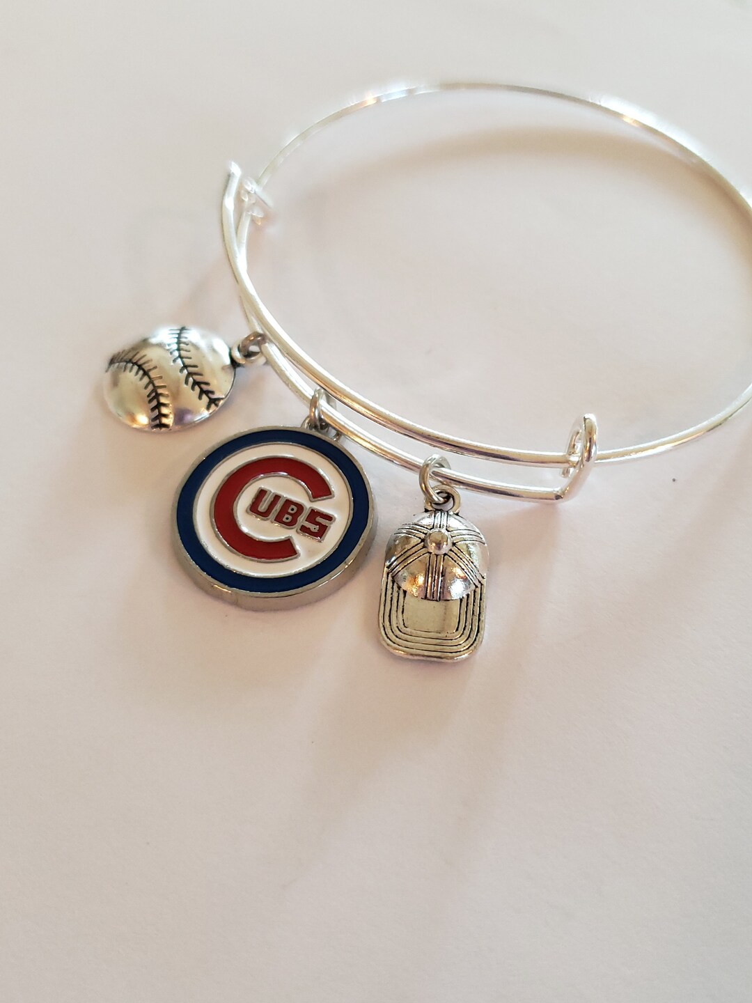 Get Them While They Last Chicago Cubs Fan Bangle Bracelet, Baseball Cap ...