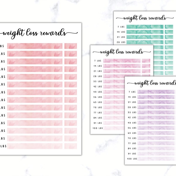 Goals and Rewards Tracker - Etsy