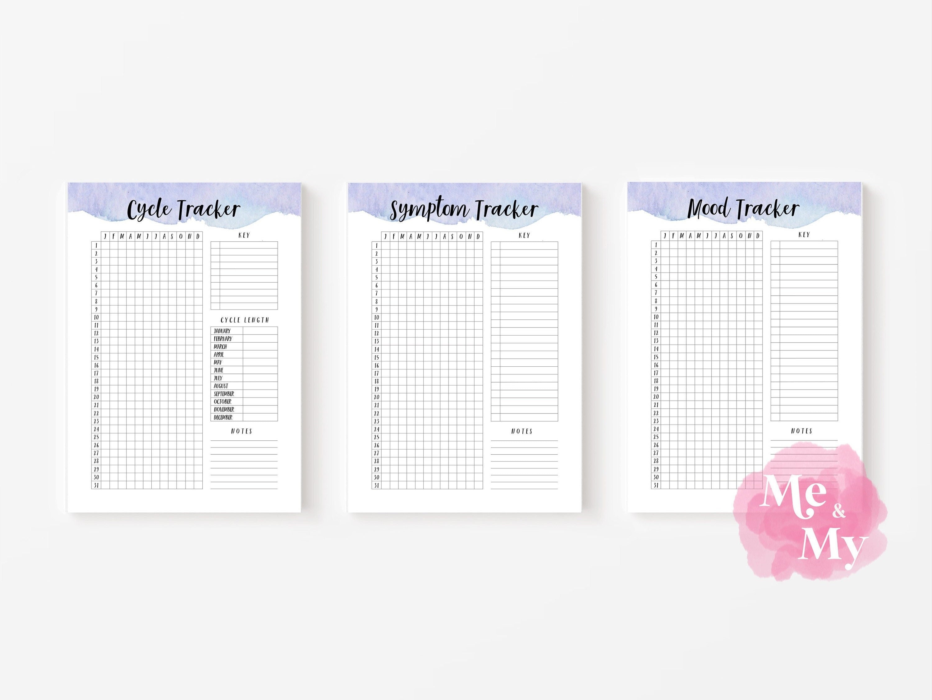 Printable Menopause Symptom Tracker Journal Chart Your Cycle - Etsy UK