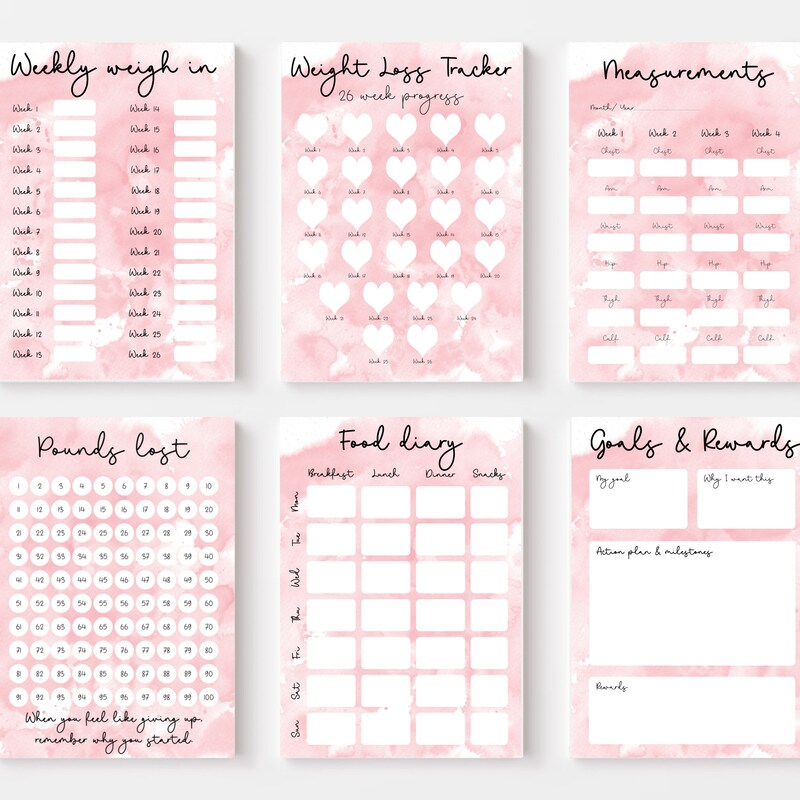 Weightloss Journal - Etsy