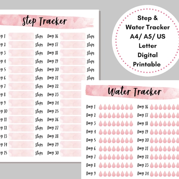 Printable Walking Chart - Etsy