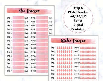 Steps Stickers / Daily Steps Printable / Walk Planner Sticker - Etsy