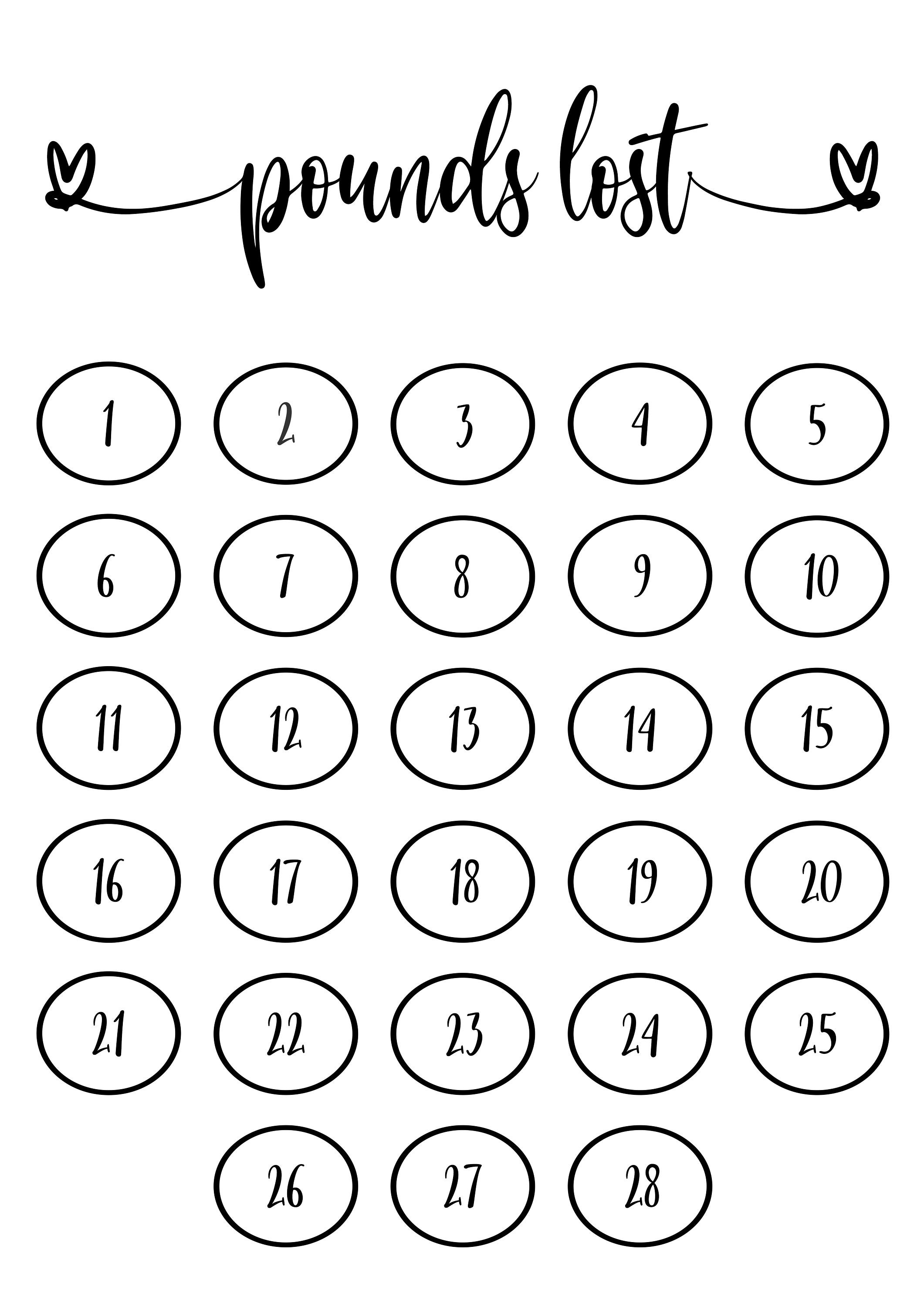28 Pounds Lost Weight Loss Tracker. 2 Stone Digital Weight Loss Tracker ...