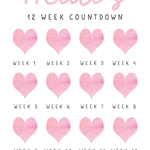 Personalised 12 Week Weight Loss Tracker. 12 Week Challenge, 12 Week ...