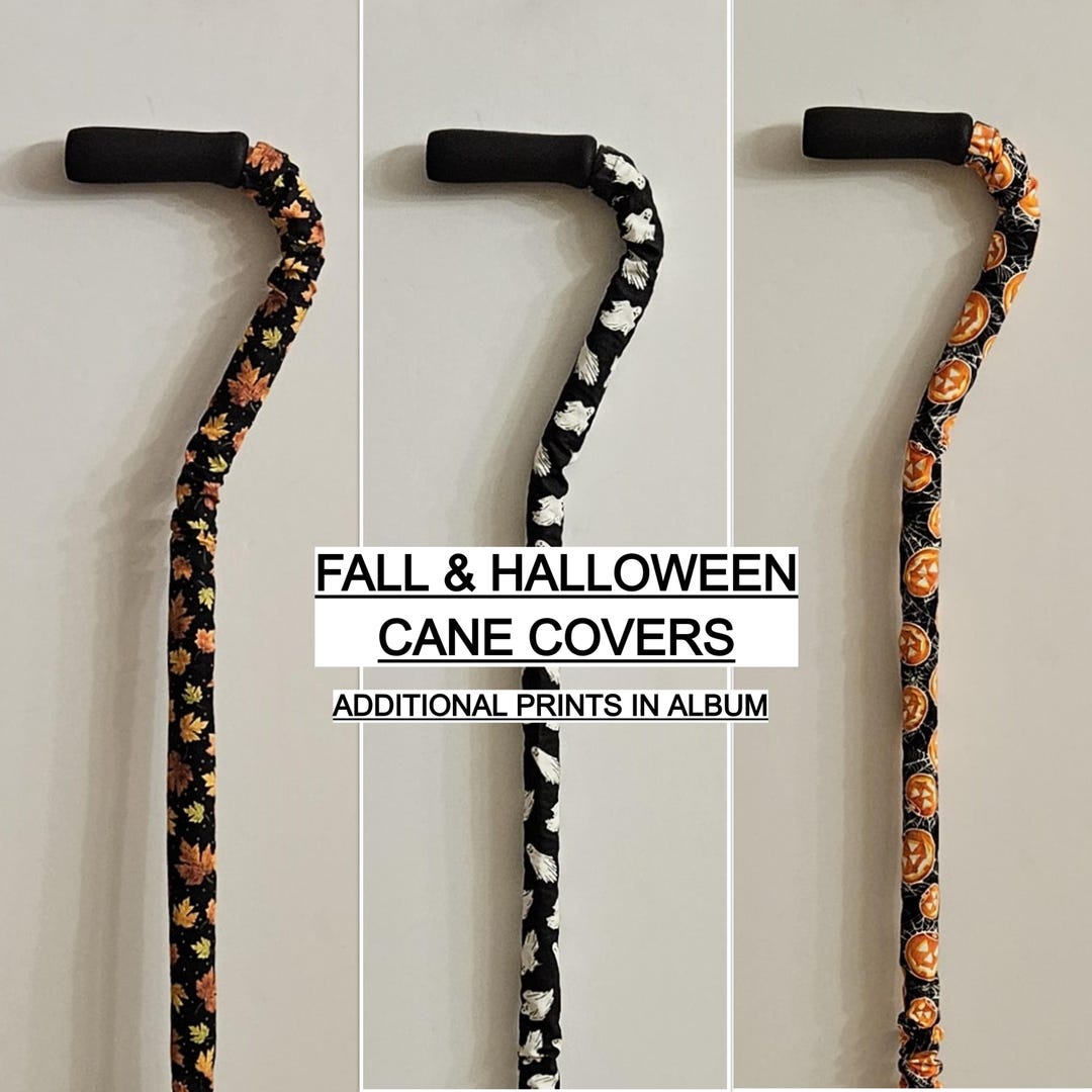 Fall and Halloween Cane Covers - Etsy