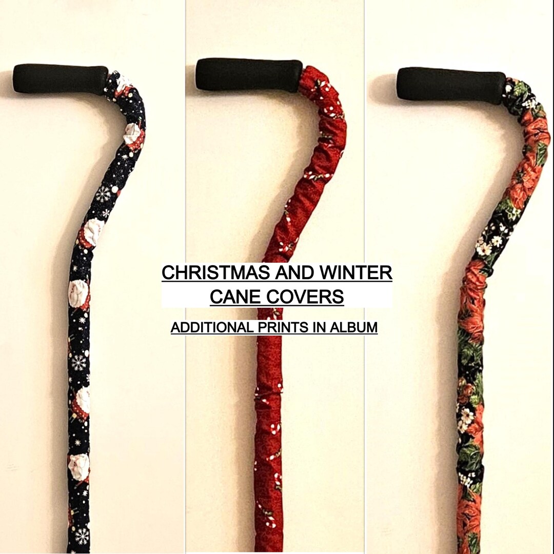 Christmas and Winter Cane Covers - Etsy