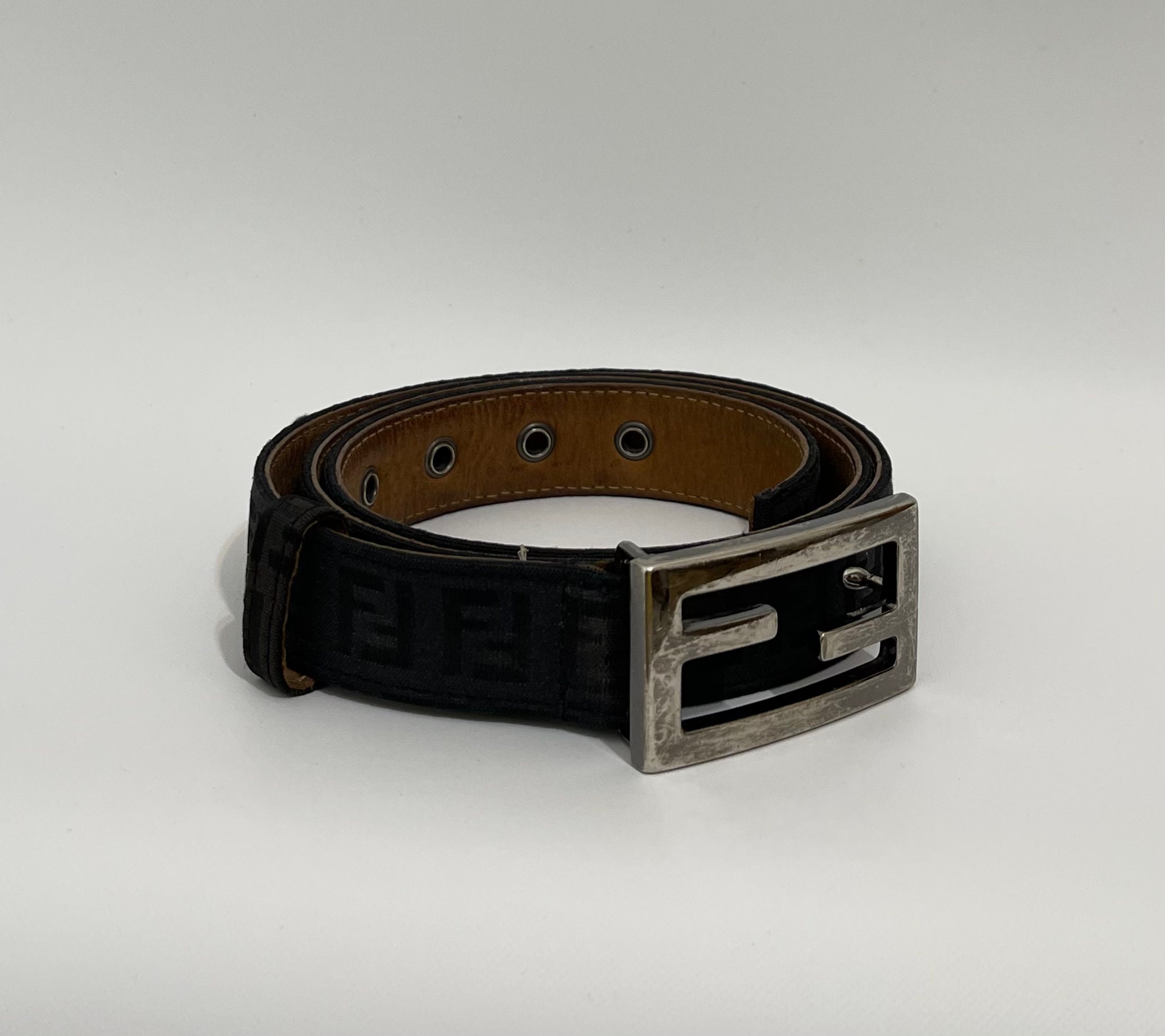 Authentic Black Fendi Belt