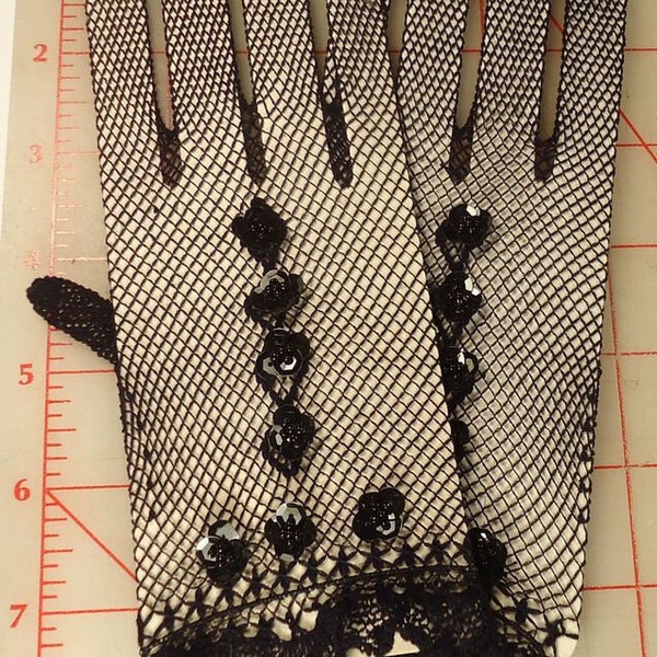 Fishnet Gloves Black - Etsy