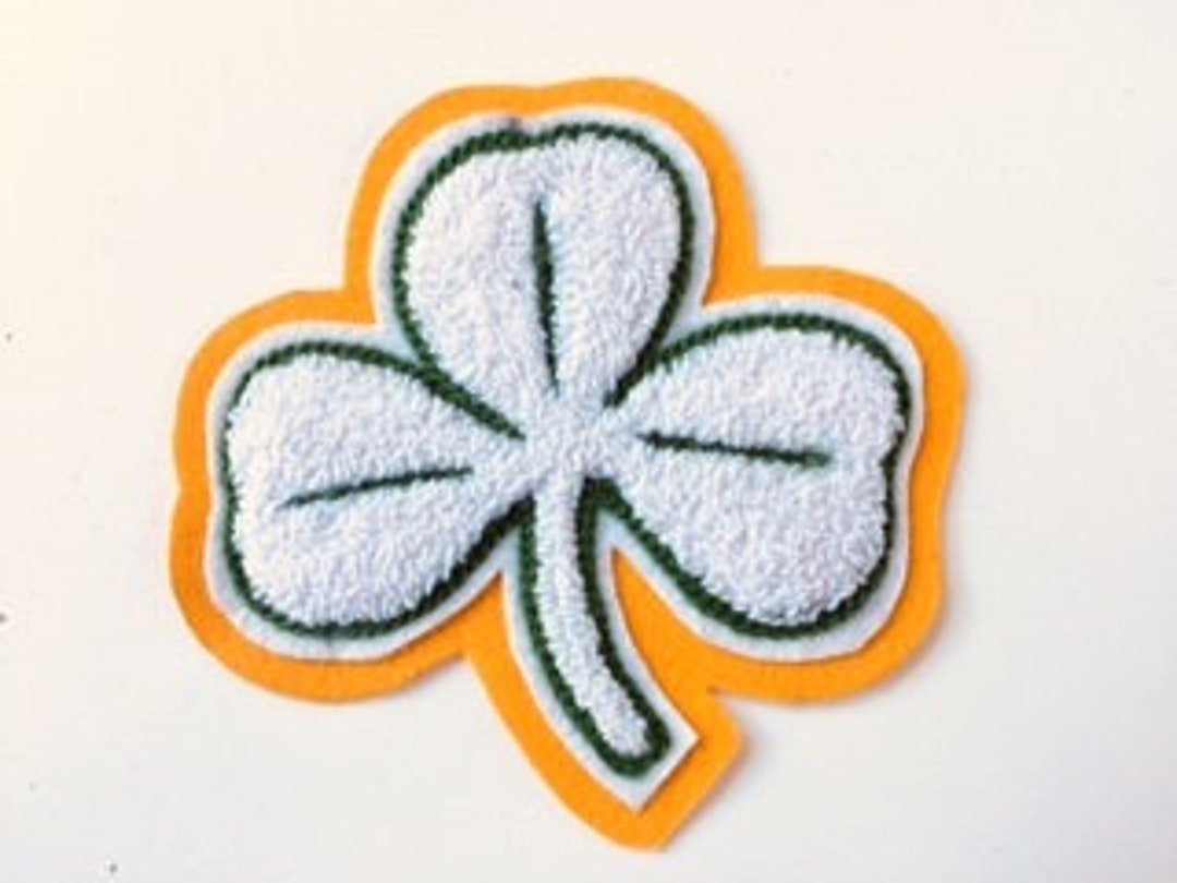 Irish Clover Chenille Patch - Varsity Letterman Patch - Etsy