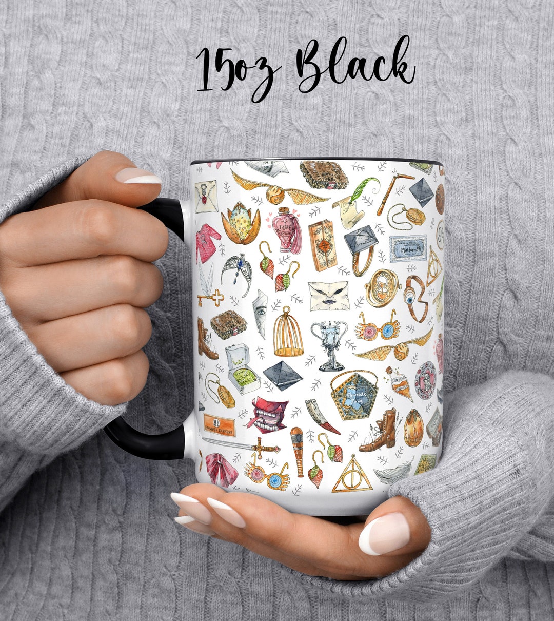 Wizard Mug Wizard Magic School Doodles Mug Wizarding Gift Wizard ...