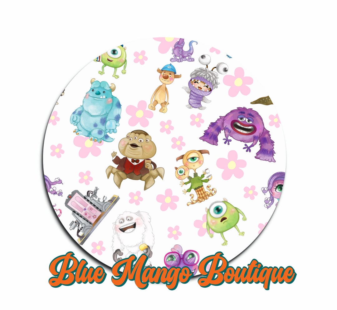 Monsters Inc Character Mouse Mat Magic Kingdom Monsters - Etsy