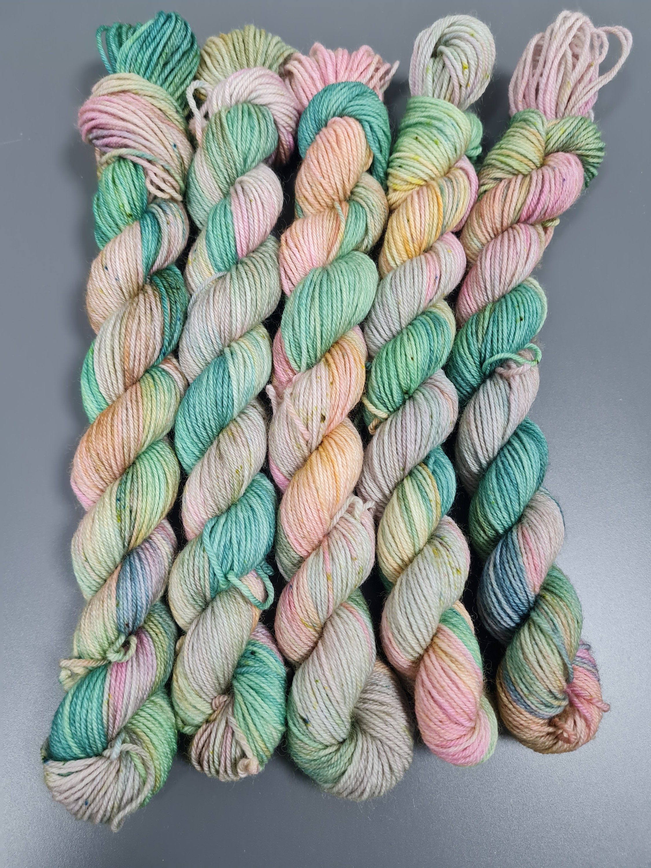 Hand-dyed Mini Skein Sock Yarn, 4-ply, 20g Mini Skein - Etsy