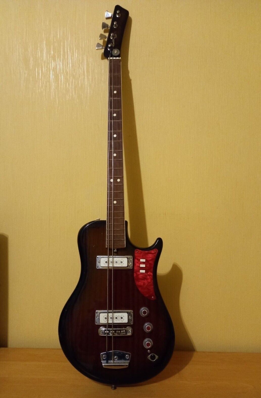 Ural USSR Soviet Era Bass Guitar Sold Body 4 String Vintage and Rare - Etsy