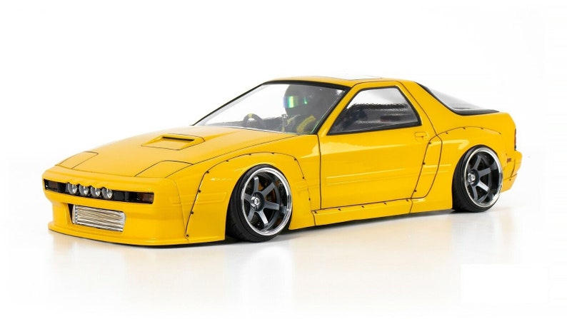 RC Body Car Drift Touring 1:10 Mazda RX7 FC3S Style New Unpainted Shell ...