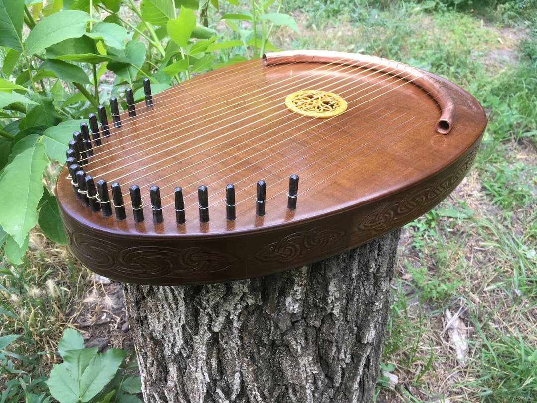 Reverie Harp, Wood Musical Instrument, Therapy Harp, Handmade Harp ...