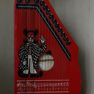 Jubel Tone Zither Folk Musical Instrument 20 Strings Musima Germany ...