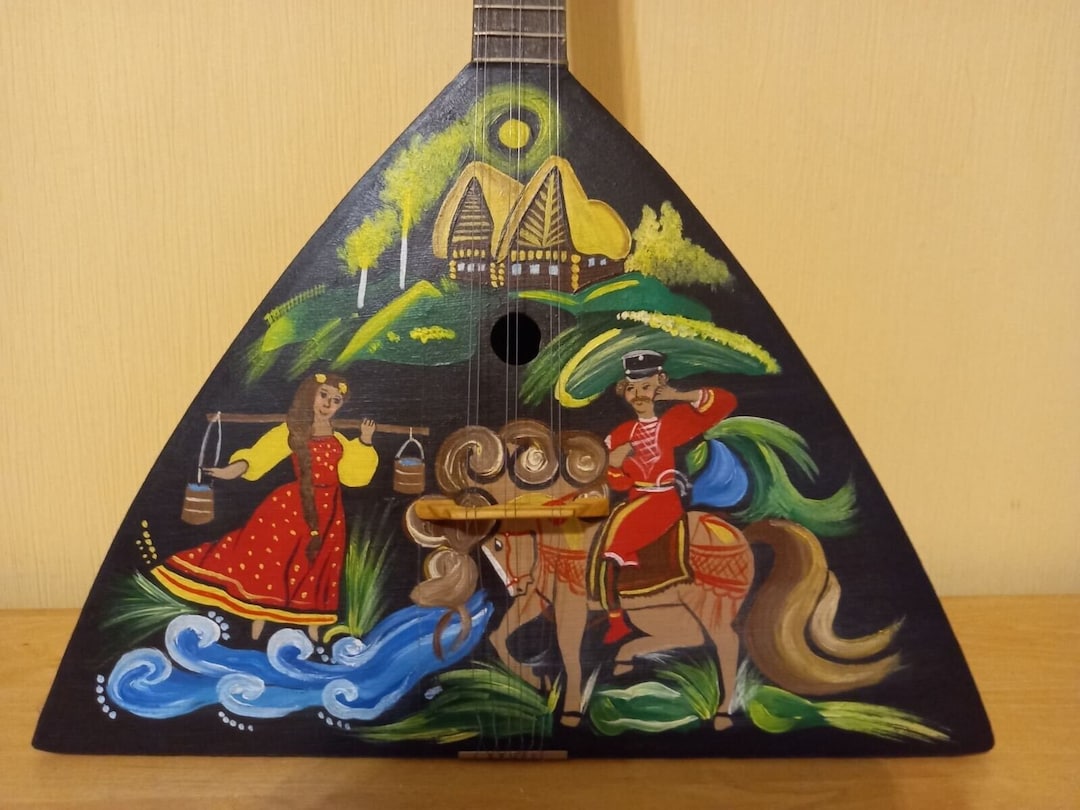 Balalayka Folk USSR Soviet Balalaika Hand Painted Fairy Tale - Etsy