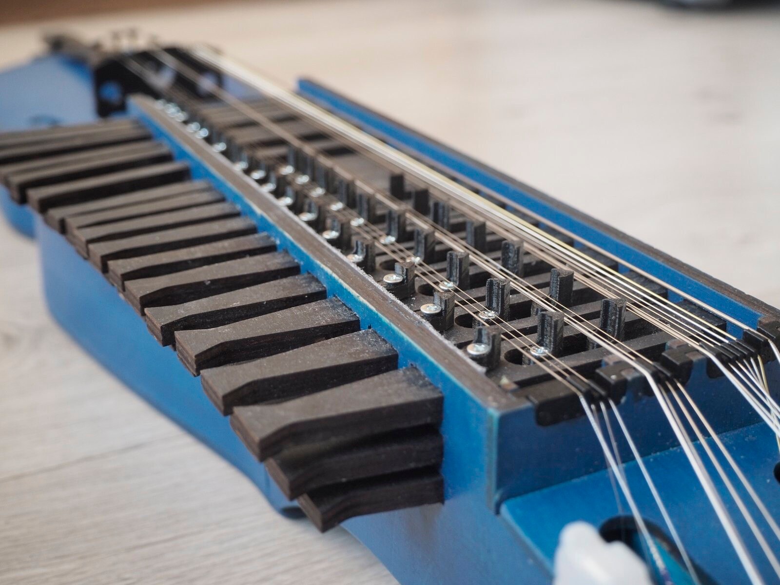 Nyckelharpa Sweden Violin W/ Bow Key Harp Viola Hurdy Gurdy 16 String ...