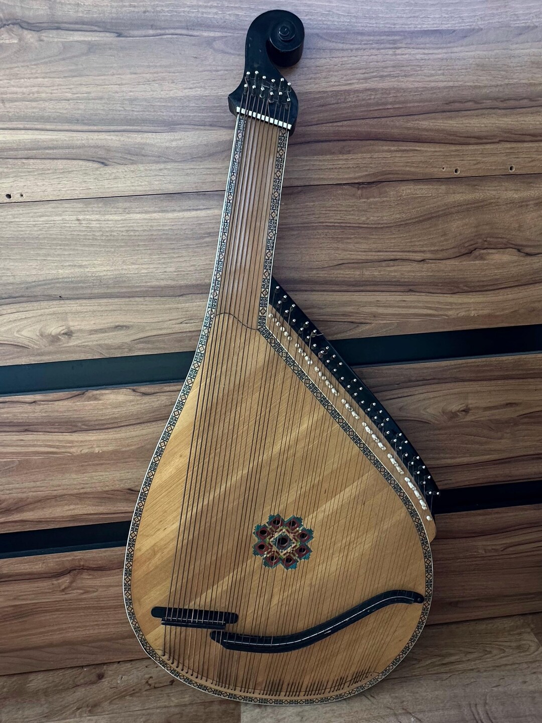 Bandura Chernihiv Ukraine Traditional Ukrainian Folk Instrument String ...