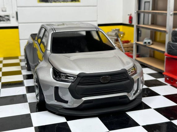 RC Body Car Drift Touring 1 10 Toyota Hilux Pickup Style New Unpainted Shell Etsy Australia