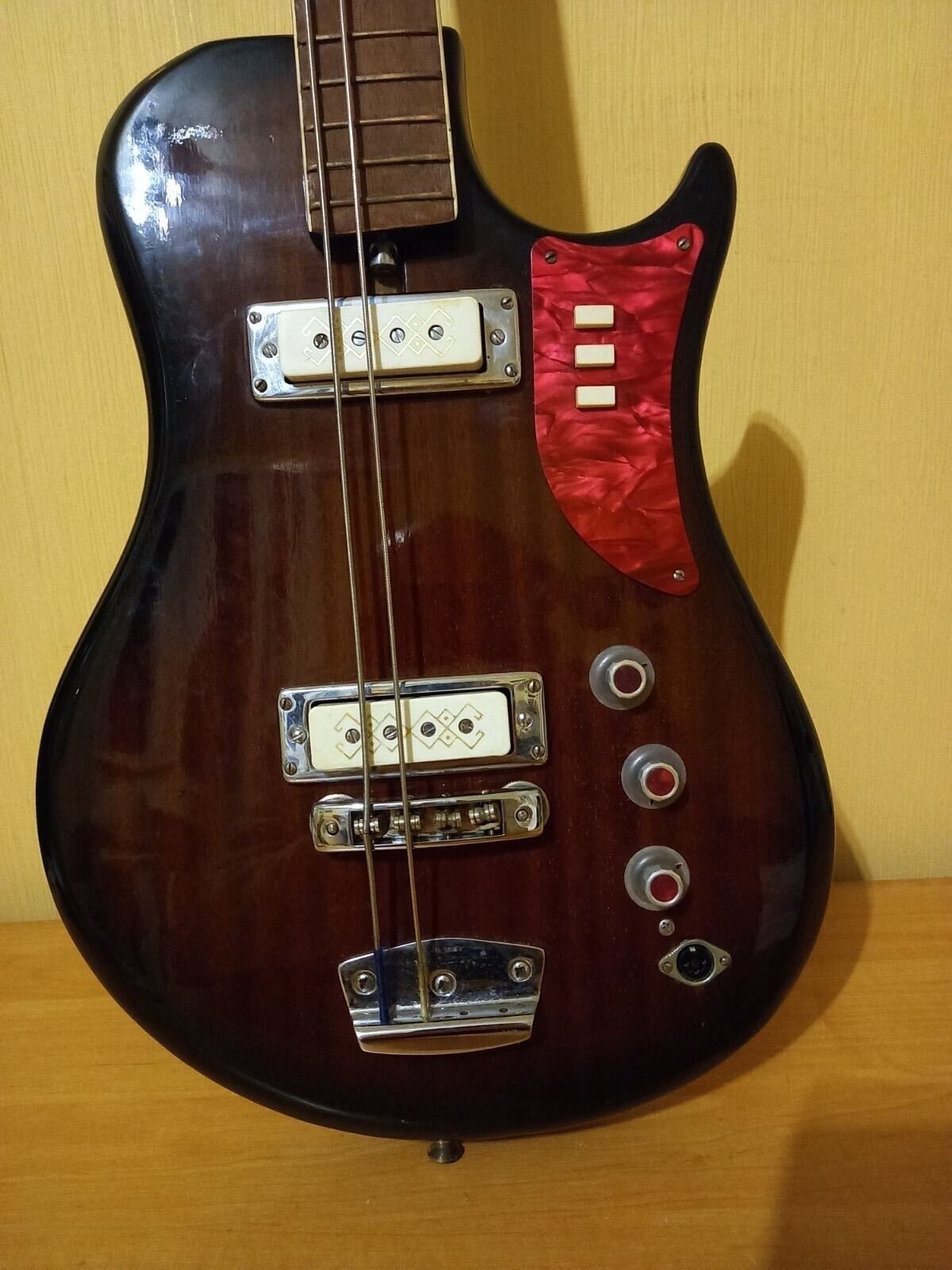 Ural USSR Soviet Era Bass Guitar Sold Body 4 String Vintage and Rare - Etsy