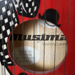 Jubel Tone Zither Folk Musical Instrument 20 Strings Musima Germany ...