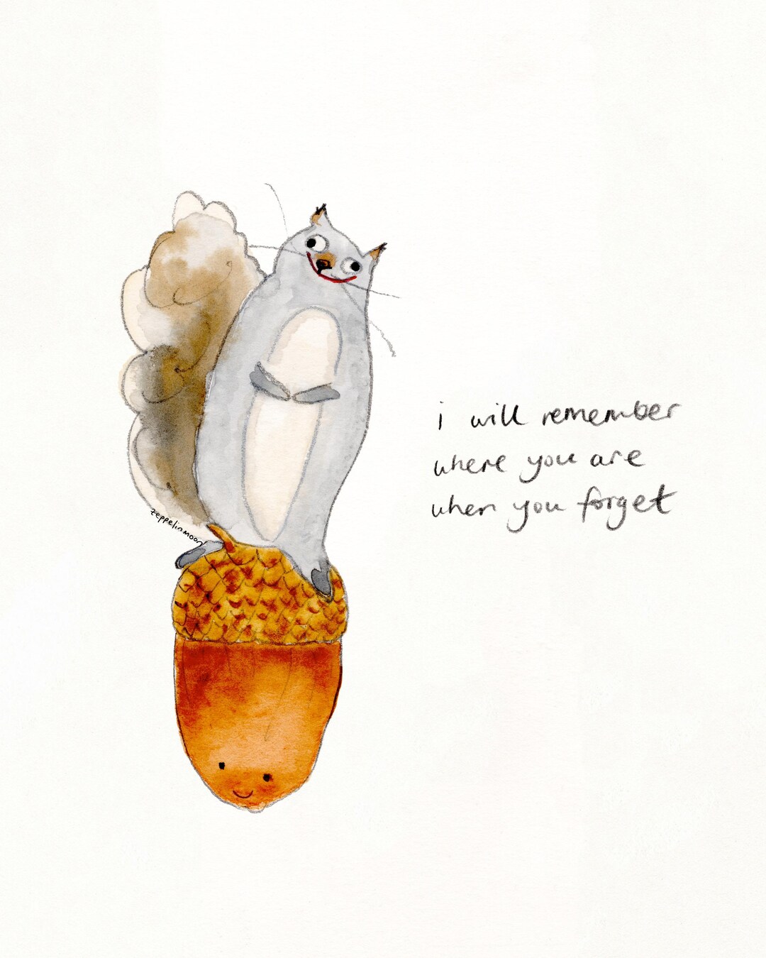 Remember - Signed Print by Zeppelinmoon - Etsy