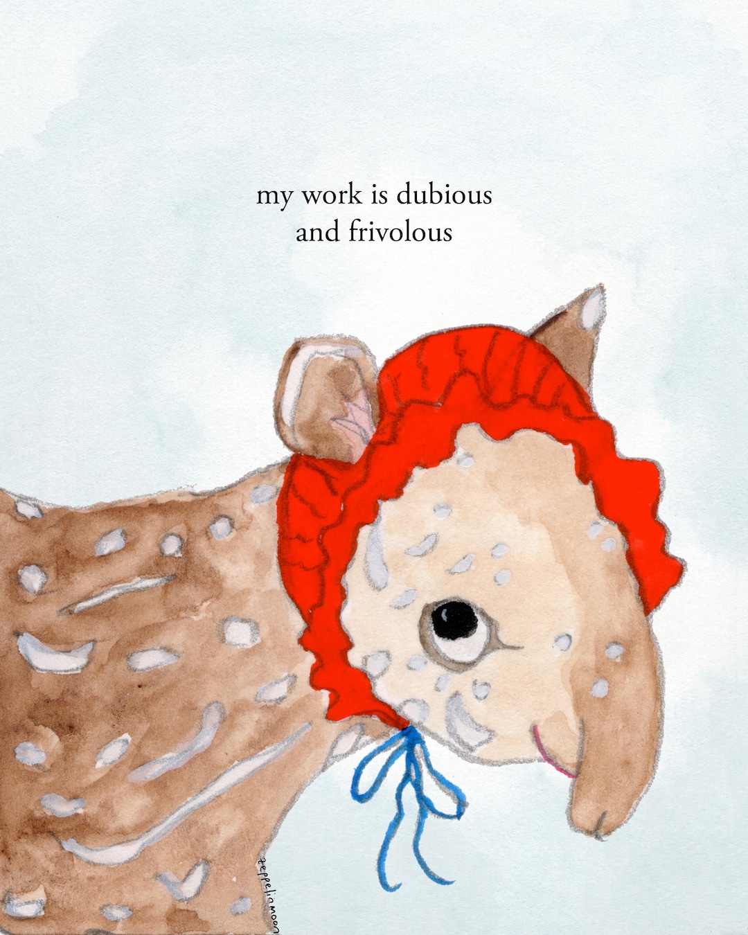 Dubious and Frivolous - Signed Print by Zeppelinmoon - Etsy