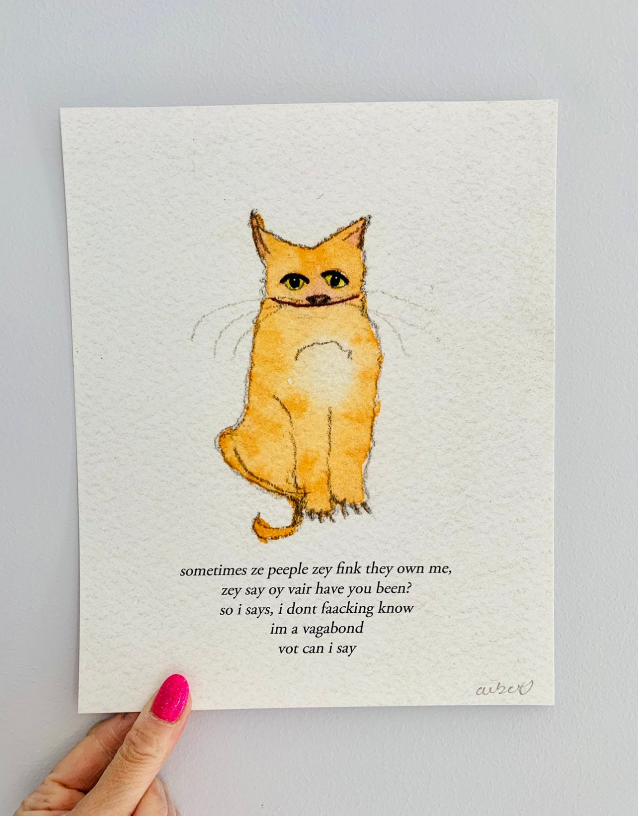 Vagabond - Signed Print by Zeppelinmoon - Etsy UK