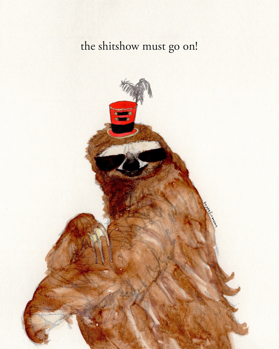 The Shitshow - Signed Print by Zeppelinmoon - Etsy