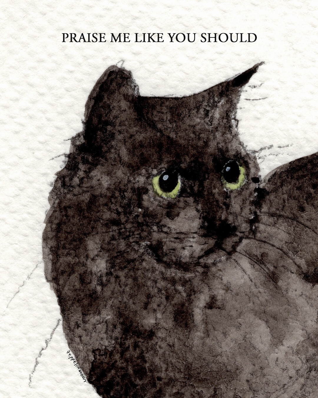 Praise Me - Signed Print by Zeppelinmoon - Etsy